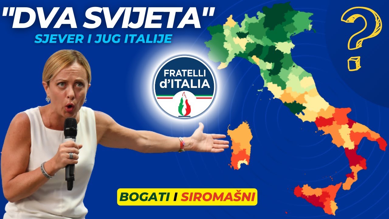 ZAŠTO SU SJEVER I JUG ITALIJE TAKO RAZLIČITI? | Italijanske regije ...