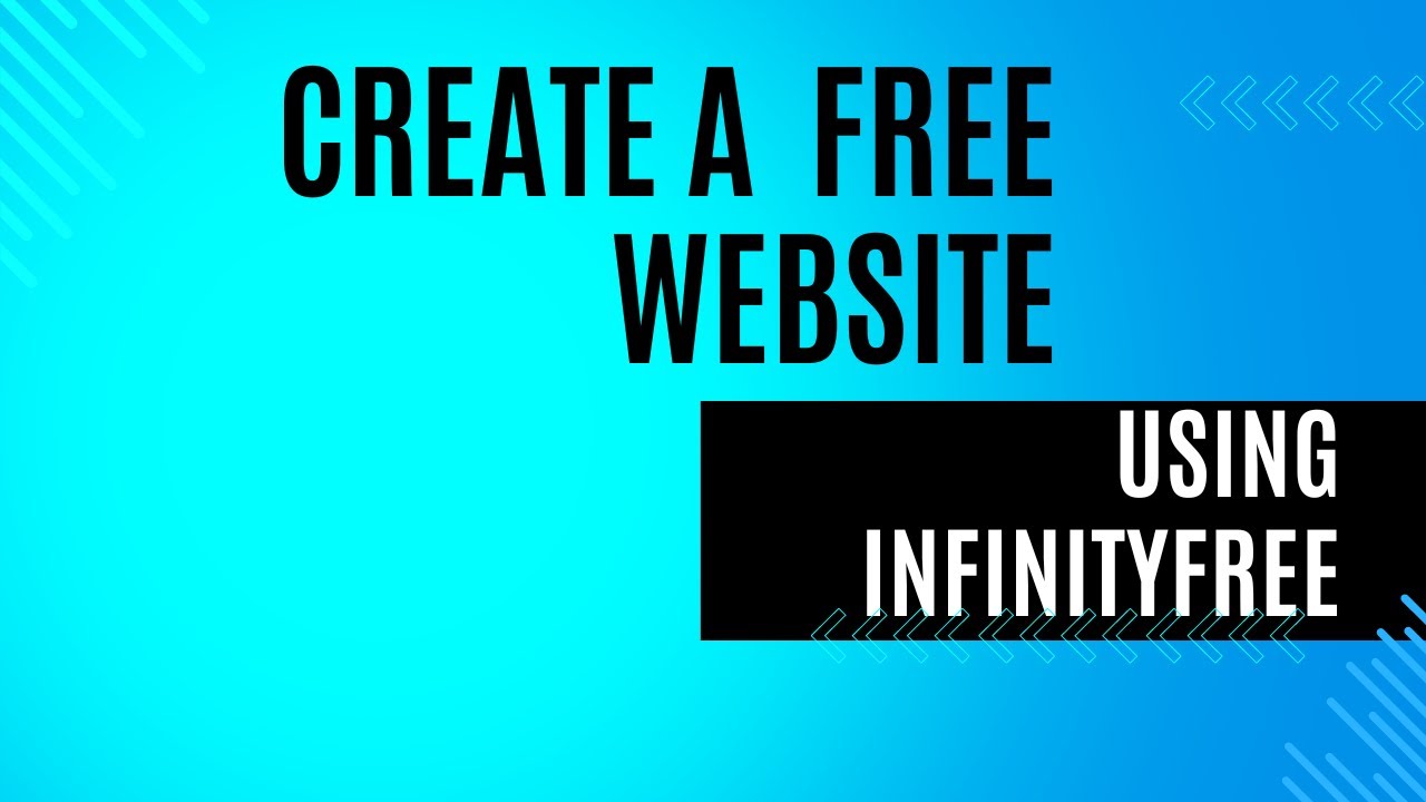 Website creation using infinityfree - YouTube