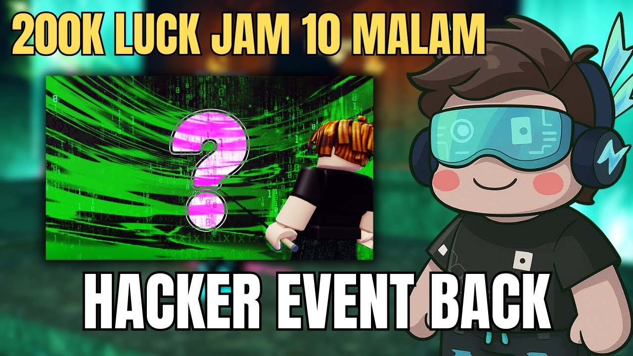 NEW CODE!! HACKER EVENT BACK!! 200K LUCK FREE X4 24 JAM!! - Roblox Fish ...