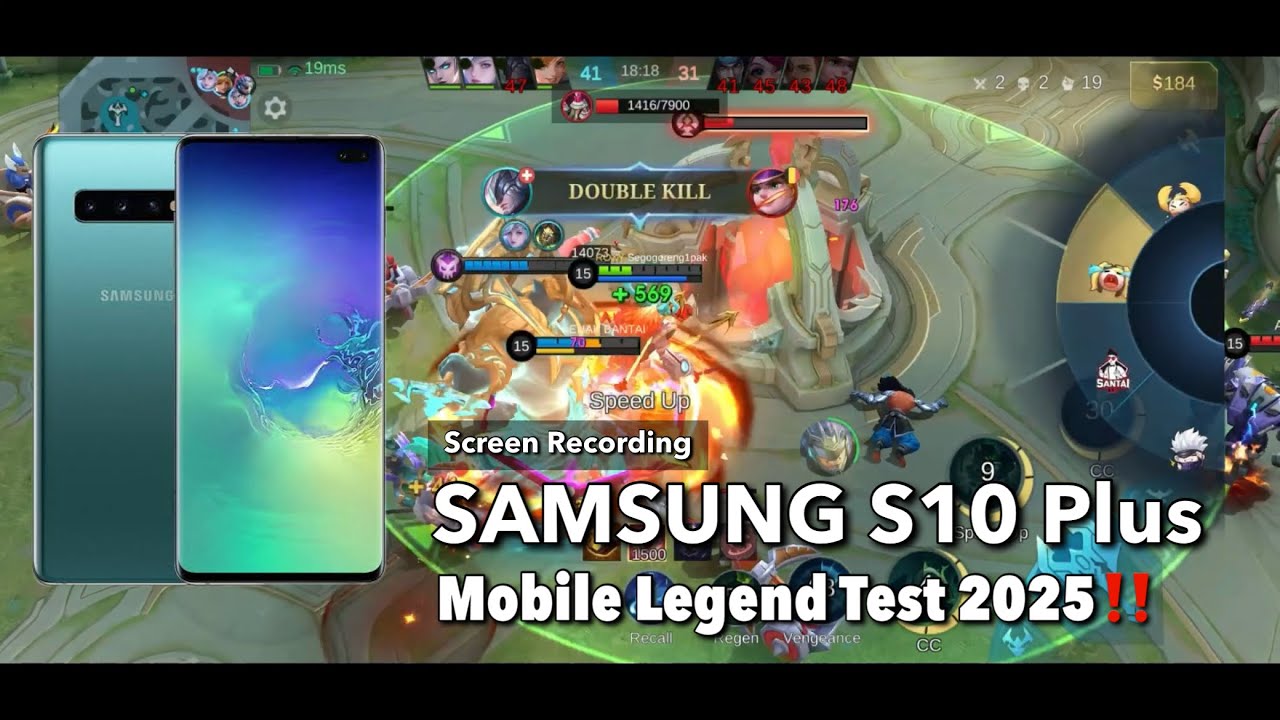 SAMSUNG S10 Plus Mobile Legend Test 2025‼️RANKED | Gameplay | Screen ...