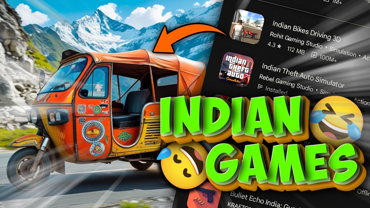 I TRY FUNNY AND BEST INDIAN GAMES FROM PLAYSTORE - YouTube