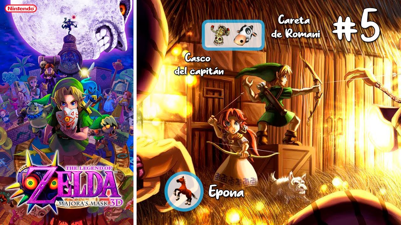 🎭The Legend of Zelda: Majora's Mask 3D🎭-|Cap 5|-🐄(Rancho Romani)🦴 - YouTube