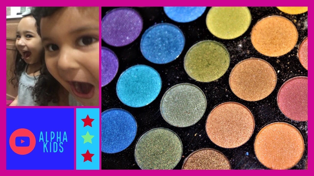 Mommy Makeup - Makeup Party - Alpha Kids do Mommy Makeup - YouTube