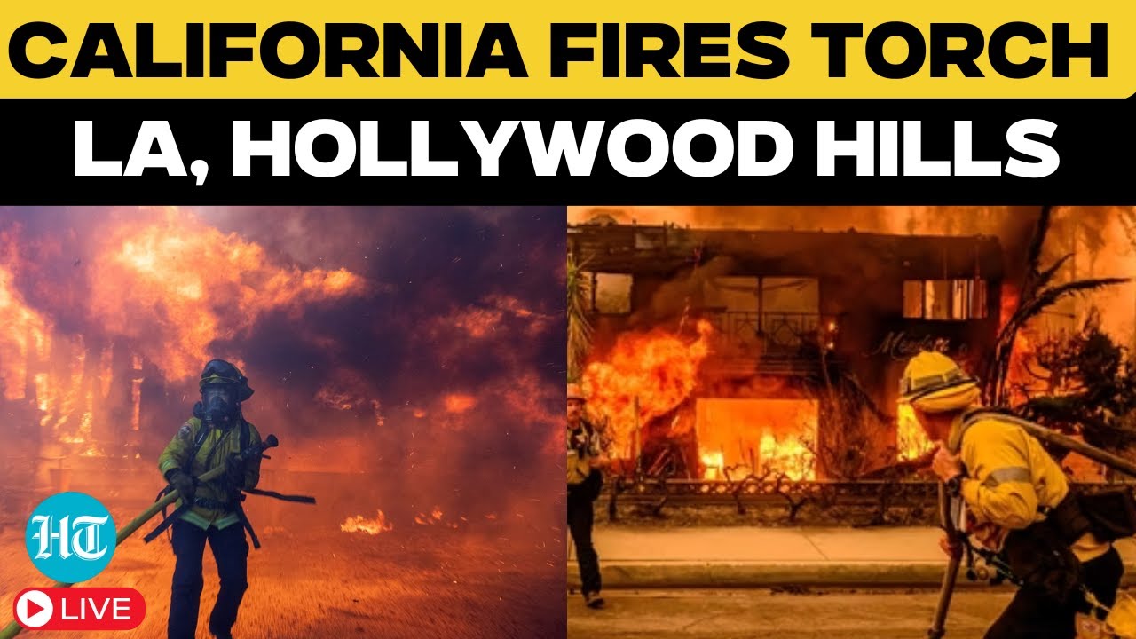 California Wildfires LIVE Coverage | Los Angeles Fires | Eaton Fire ...