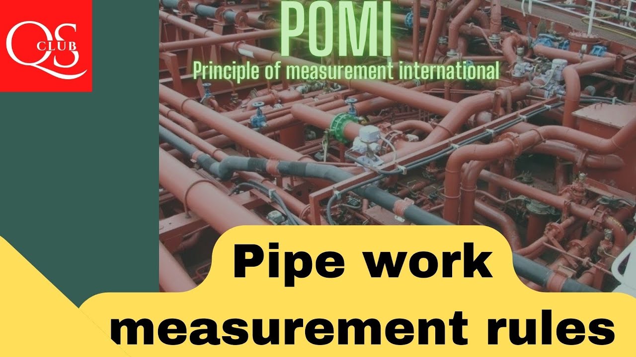 Pipe work measurement rules - POMI / #mep #Quantity_Surveying #practice ...