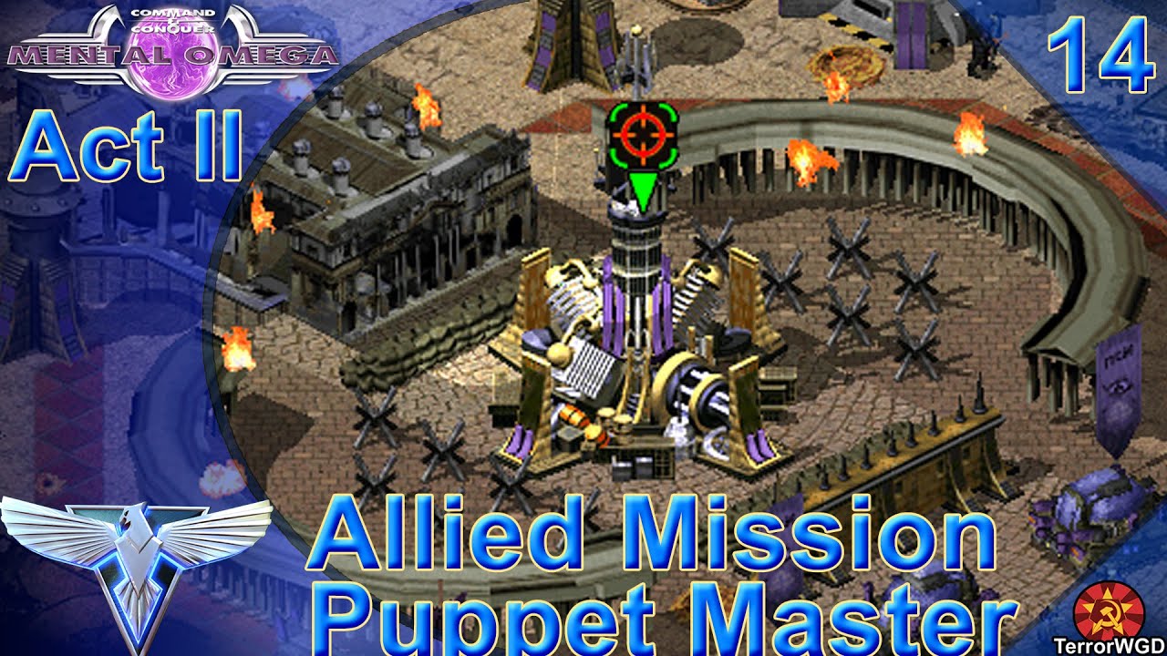 Red Alert 2│Mental Omega 3.3.6│Act II│Allied Mission 14│Puppet Master ...