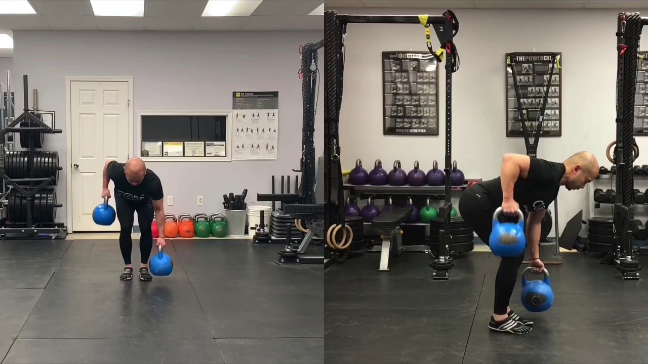 Alternating Bent Over Row - Kettlebell - YouTube