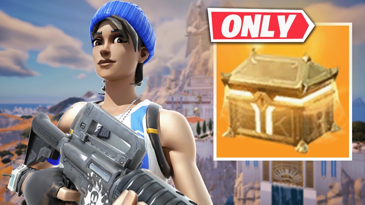 The GOLD CHEST LOOT ONLY Challenge In Fortnite... - YouTube