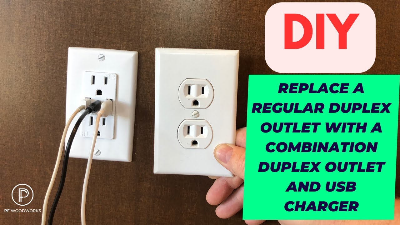 DIY: Replace a Regular Duplex Electrical Outlet with Combination Duplex ...