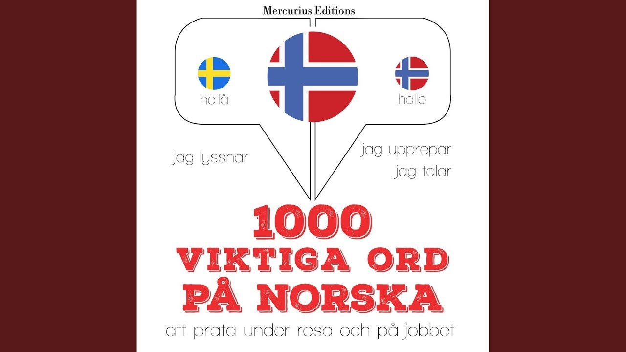 Chapter 2.10 - 1000 viktiga ord på norska - YouTube