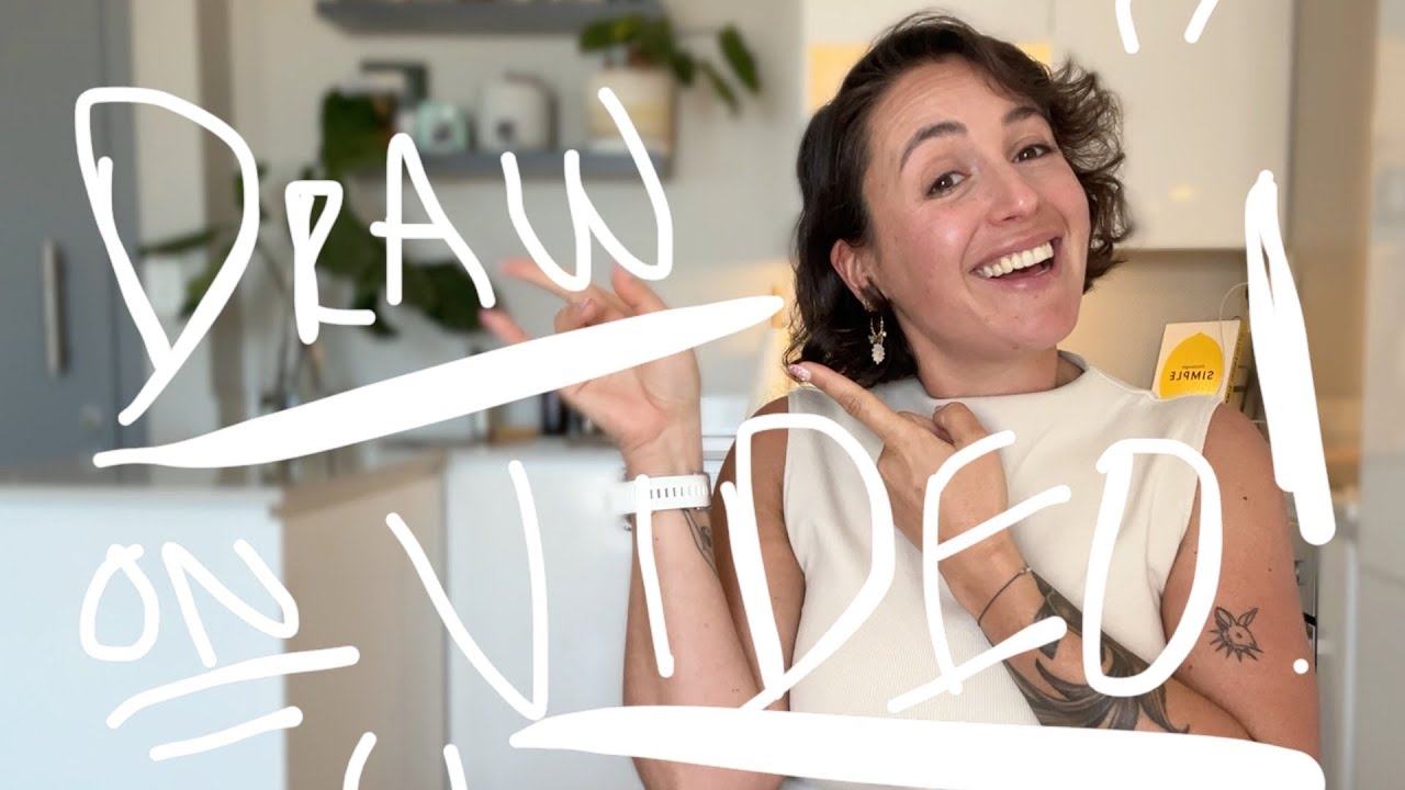 How to draw on your videos using your iPhone or iPad - YouTube