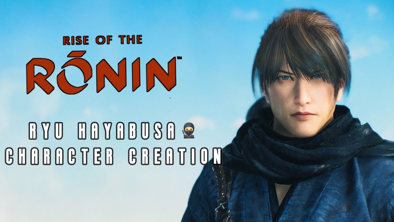Rise of the Ronin Ryu Hayabusa Character creation guide 🥷 Please Read ...