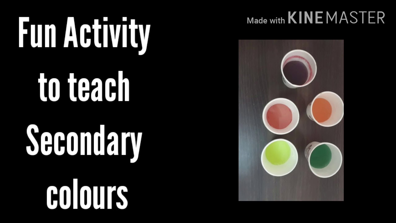 ACTIVITY for Kids #8. Learn to Make Secondary colours // Fun with ...