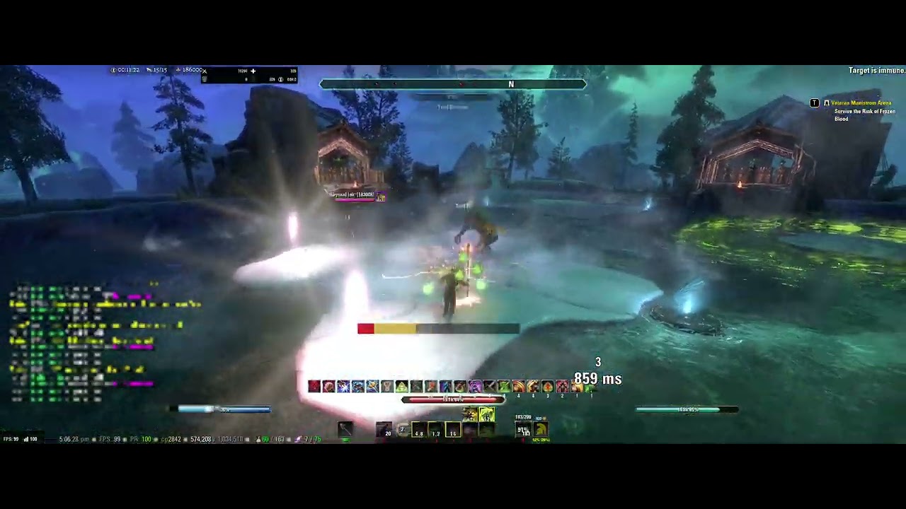 ESO - Necrom - Veteran Maelstrom Arena - Dunmer Magicka Arcanist ...