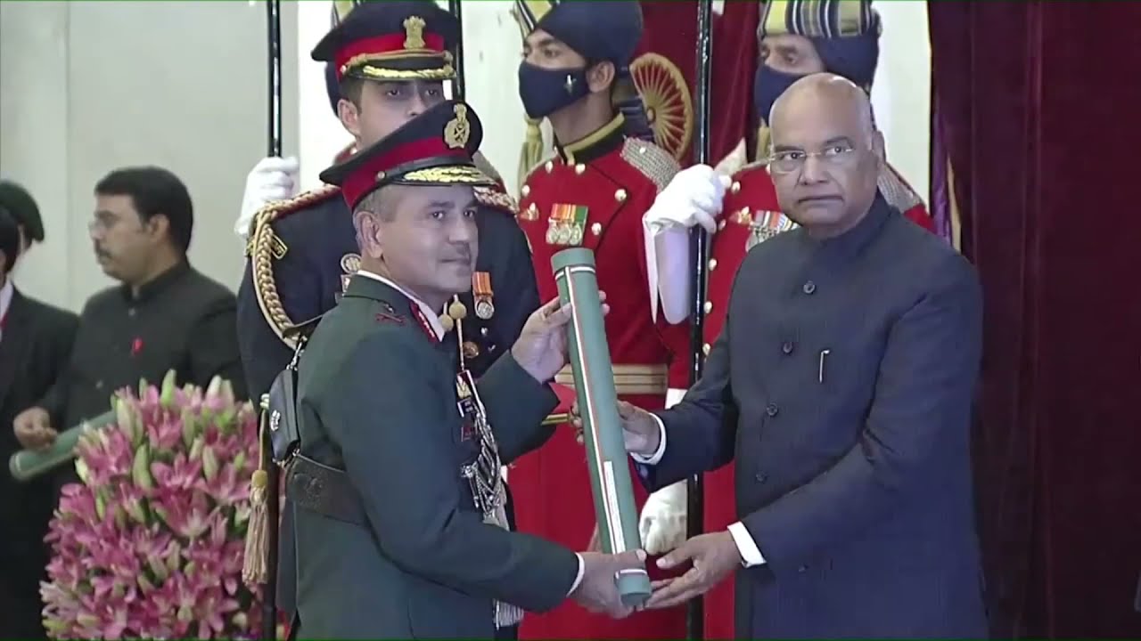 President presents Ati Vishisht Seva Medal to Major General (now Lt ...