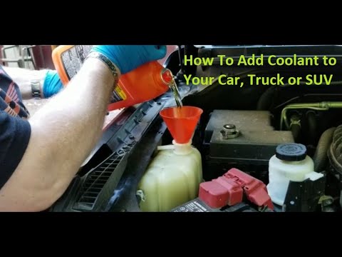 How To Add Coolant to your Car, Truck, SUV - YouTube