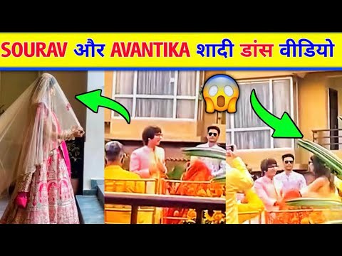 Sourav Joshi Vlogs With Avantika Bhatt DANCE In Haldi || Sourav Joshi ...