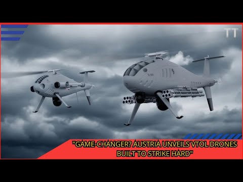 Schiebel Unveils Armed CAMCOPTER S 101 & S 301 VTOL Strike Drones