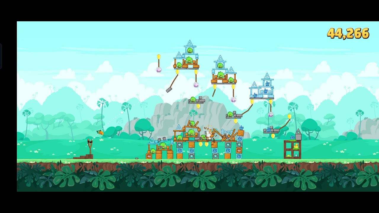 Angry Birds Very Hard Level 🤣🤣🤣 - YouTube