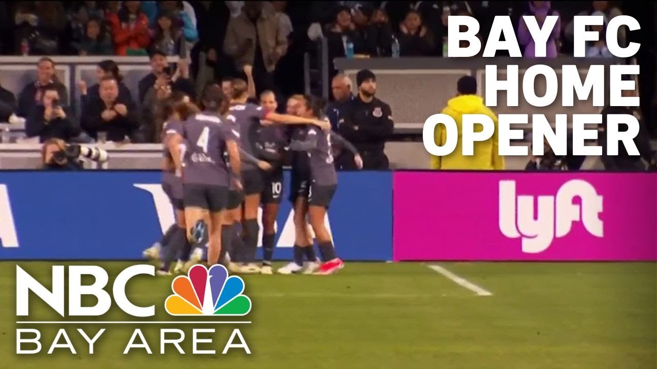 Fans pack PayPal Park for Bay FC's inaugural home game - YouTube