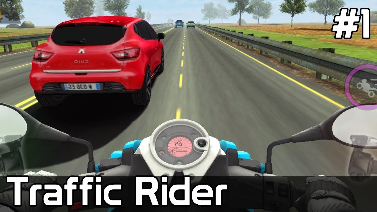 Traffic Rider Po Polsku [#1] JAZDA Motocyklem na DZIKO - YouTube