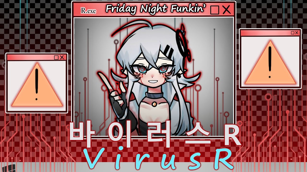 프라이데이 나이트 펑킨' VS 바이러스 R / Friday Night Funkin' VS Virus R FULL WEEK ...