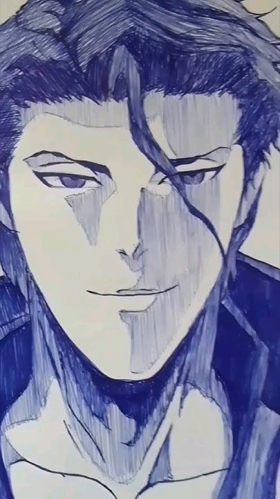Draw Aizen Sosuke Bleach Anime Youtube