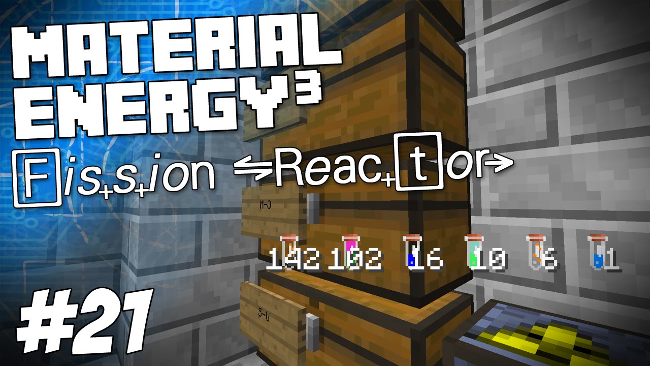 Material Energy^3 - Minecraft HQM - Fission Reactor #21 - YouTube