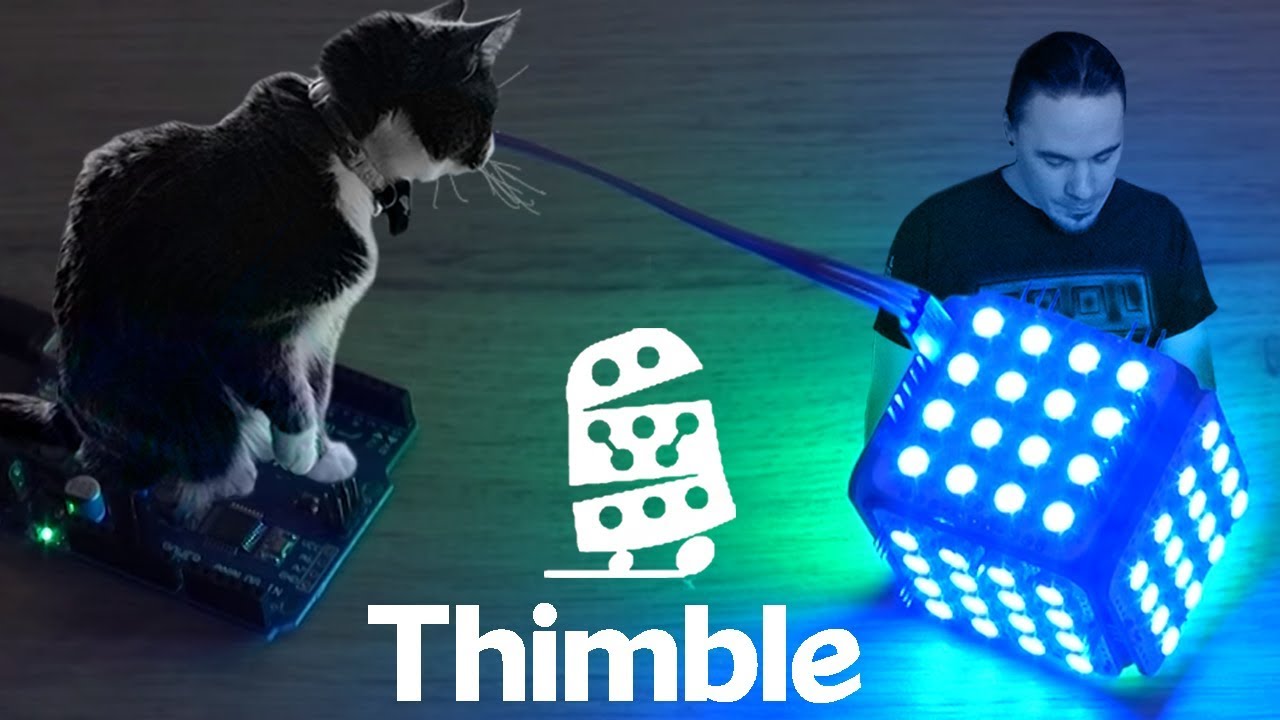 Thimble LED Light Cube Kit - YouTube