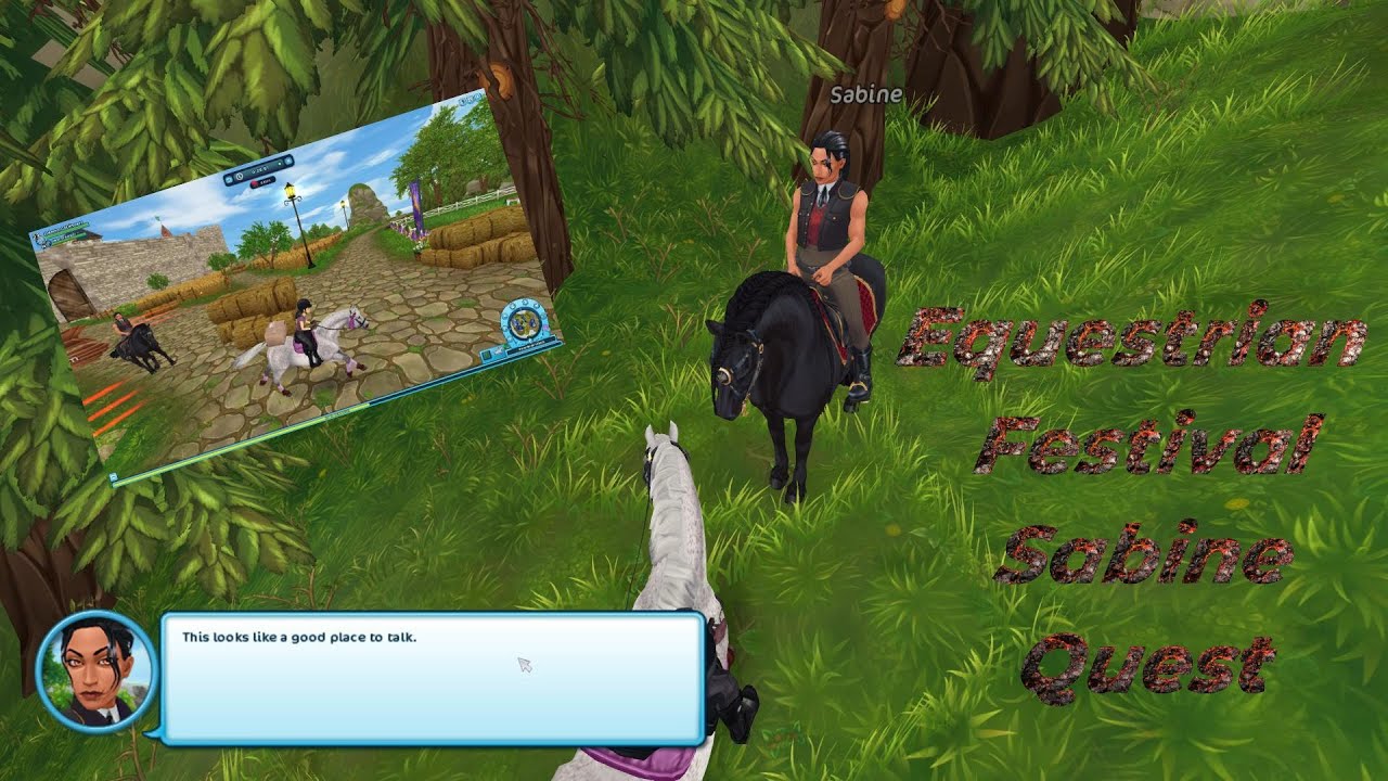 SSO - Sabine Quest - Equestrian Festival - StarStableOnline - YouTube
