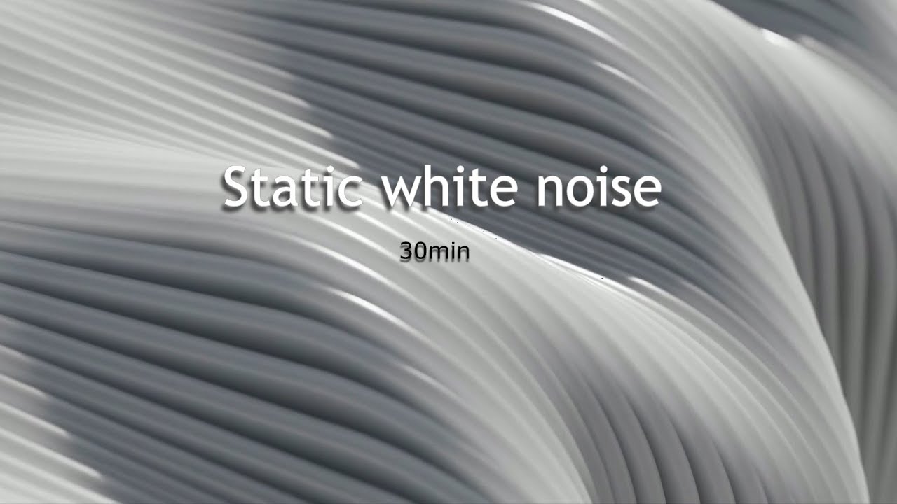 30 minutes of static white noise - YouTube