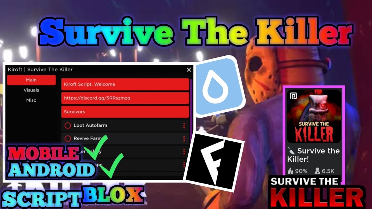 SURVIVE THE KILLER Script Mobile Auto Loot Farm | Auto Revive Farm ...