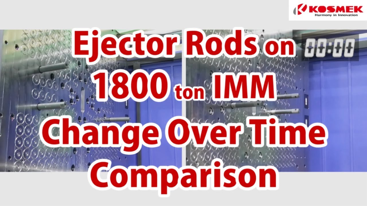 【KOSMEK】 Quick Connect Ejector Rod | Free from hard labor!(Change Over ...