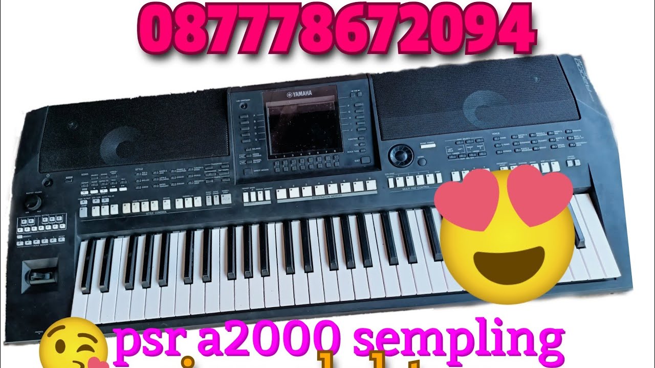 yamaha psr a2000 sempling - YouTube