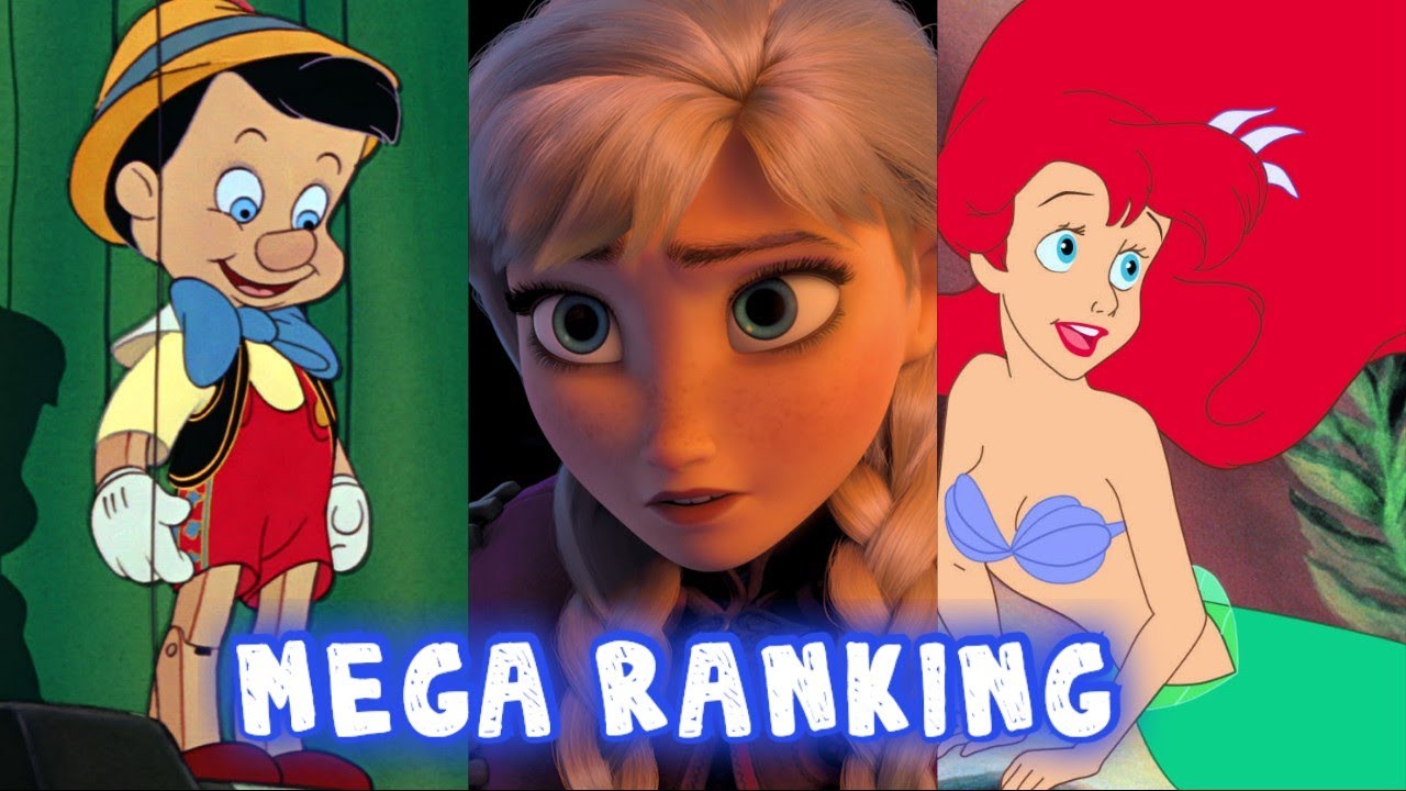 All 62 Walt Disney Animation Studios Movies Ranked in 76 Seconds - YouTube