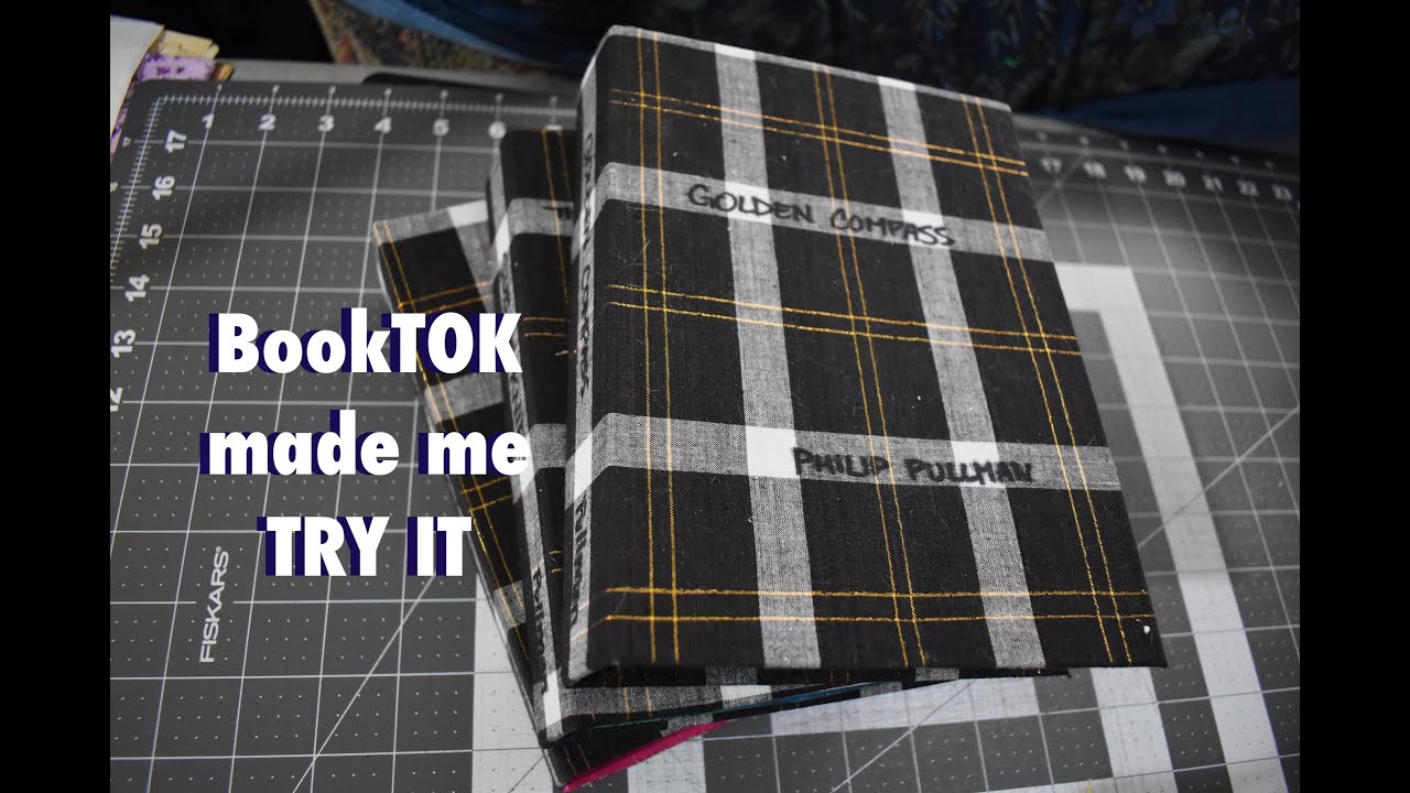 Trying Book Binding - YouTube