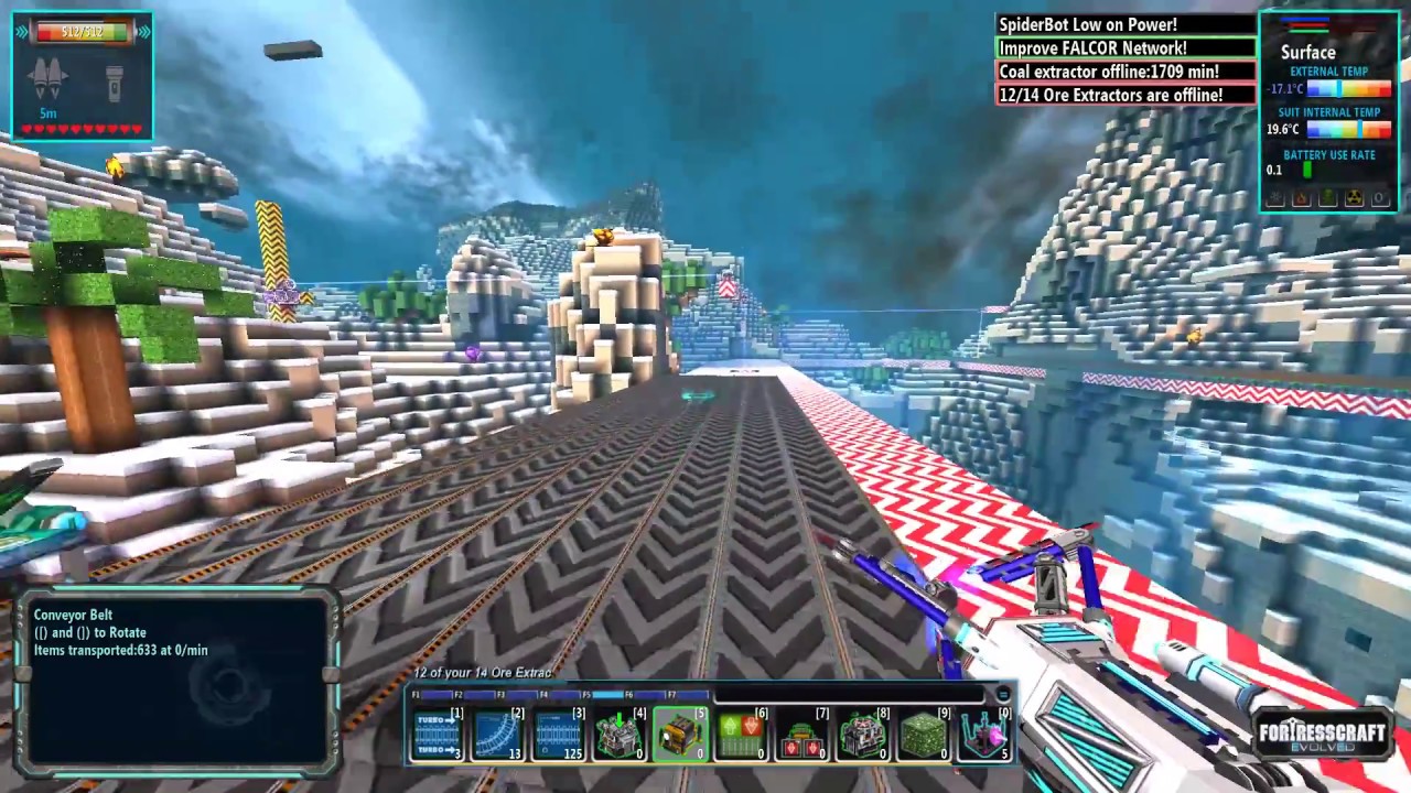 FortressCraft Evolved! Frozen Factory #36 - Poprawki - YouTube