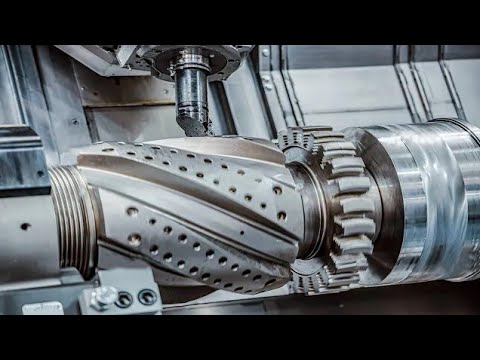 Modern High Precision CNC Milling Lathe Machines in Action. Most ...