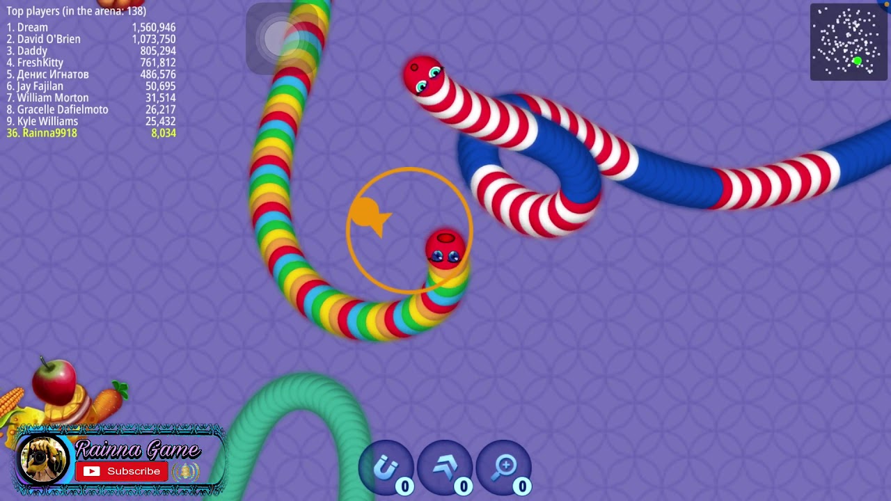 Worms zone crazy game || worms zone video #familygame #rainnagame - YouTube