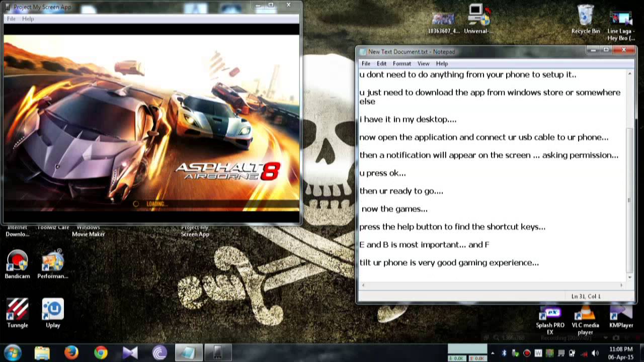 how to use Project My Screen in any windows phone - YouTube