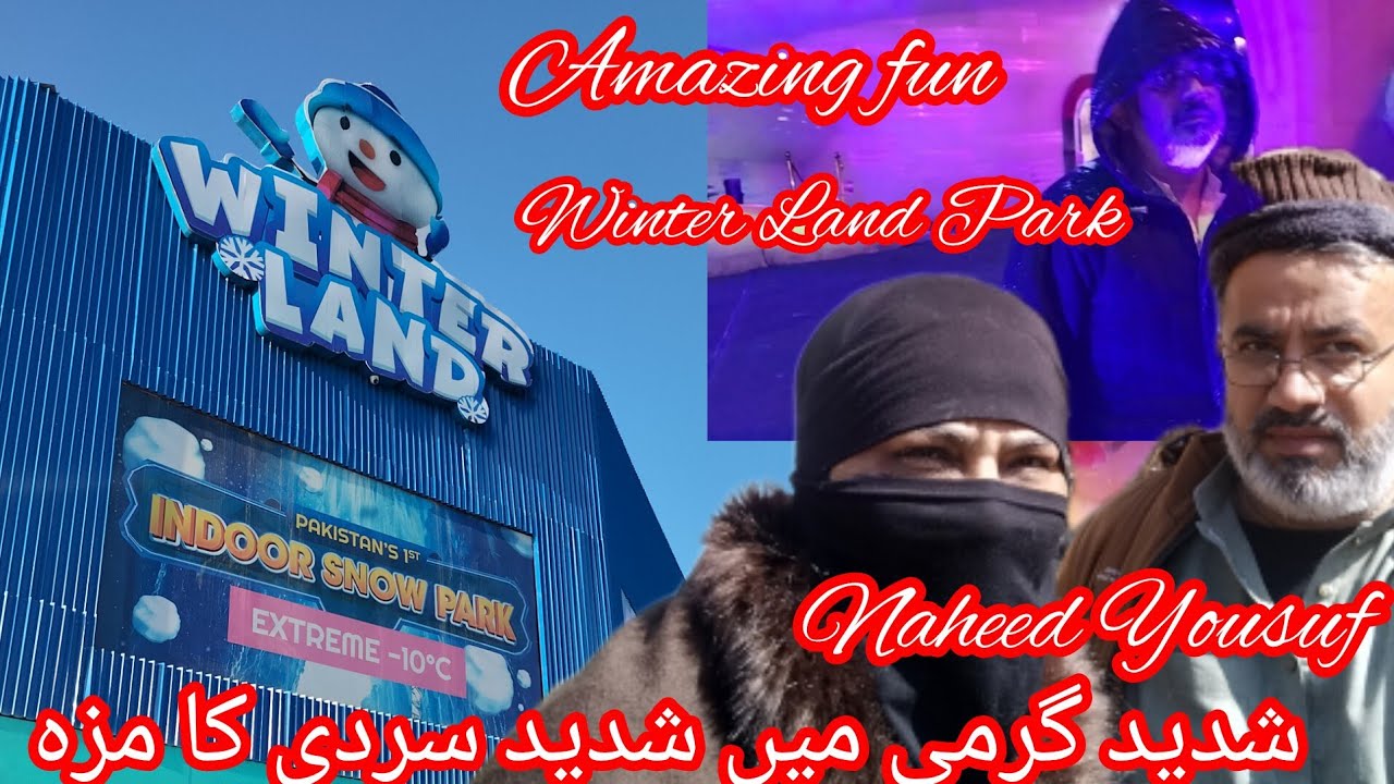Winter land Lahore Pakistan in door snow park Amazing Adventure ...