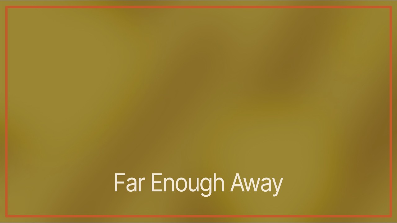 Jeff Cosco - Far Enough Away (Lyric Video) - YouTube