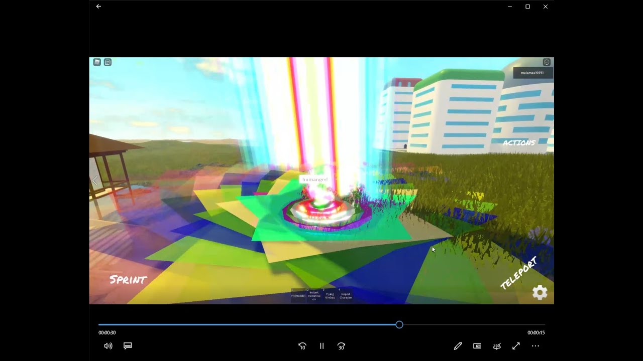 Roblox:"Dragon Ball RP:Azure" SENZU BEAN and HUMANGOD Transformation ...