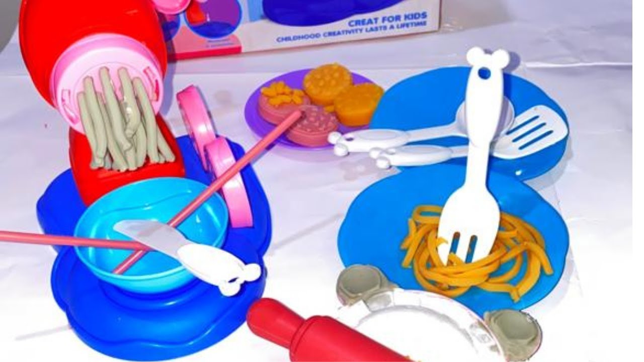 satisfying video || how to make clay items🍝 || oddly satisfying - YouTube