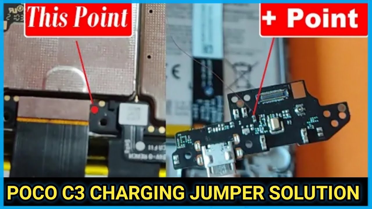 Poco c3 Charging Jumper Solution 2023|IPoco c3 Charging Solution 100% ...