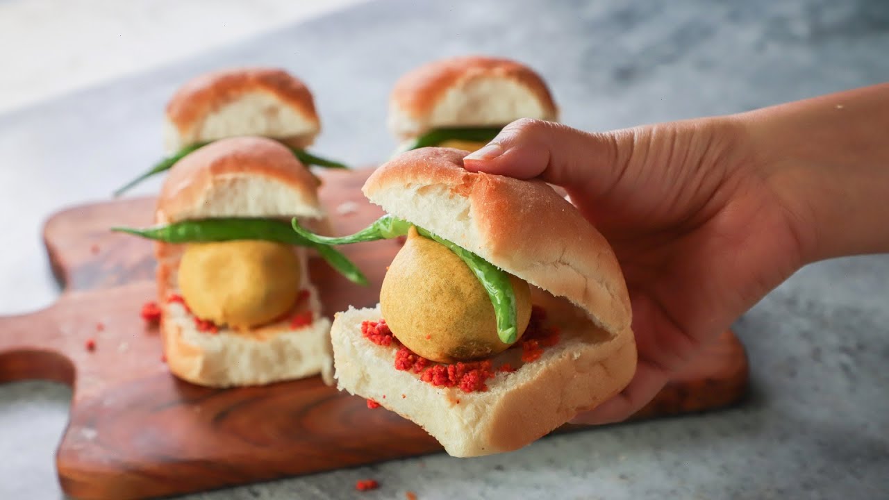 Vada Pav Recipe - How To Make Vada Pav - YouTube