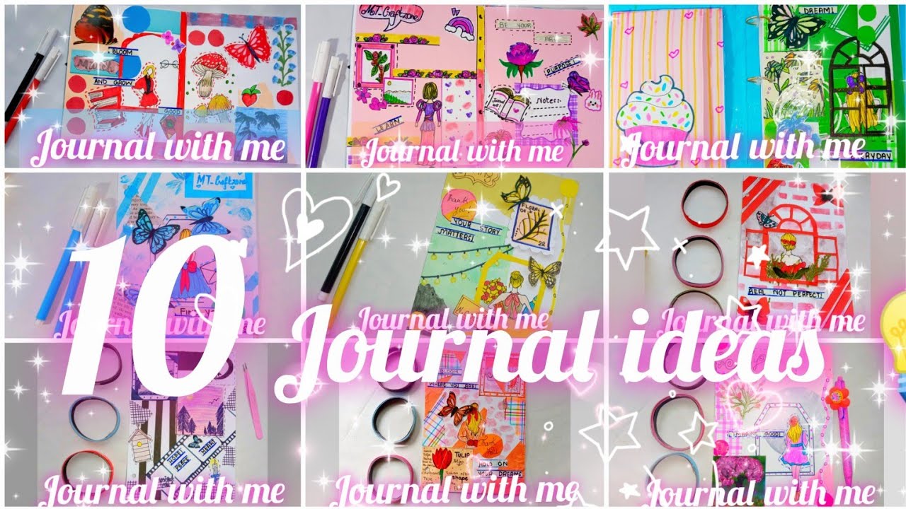 10 journaling ideas with homemade journal set #journalingsupplies # ...