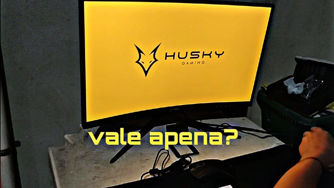 comprei um monitor gamer, husky snow 165hz 1ms ips 🤑 - YouTube