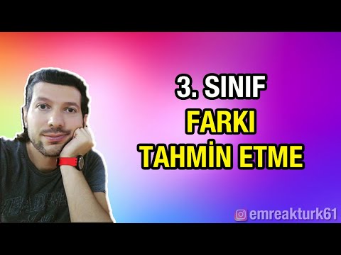 3. SINIF FARKI TAHMİN ETME