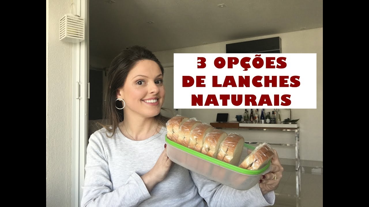 Receita Lanche Natural - 3 opções práticas - Das 8 às 18h - YouTube